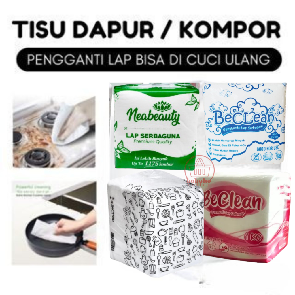 Jual Tisu Dapur Kompor BeClean JUMBO – Hemat & Multifungsi | Shopee ...