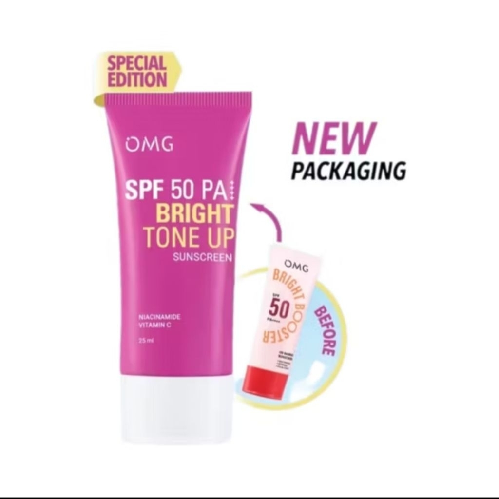 Jual OMG Sunscreen - Oh My Glow Bright Tone up UV Barrier Sunscreen SPF ...
