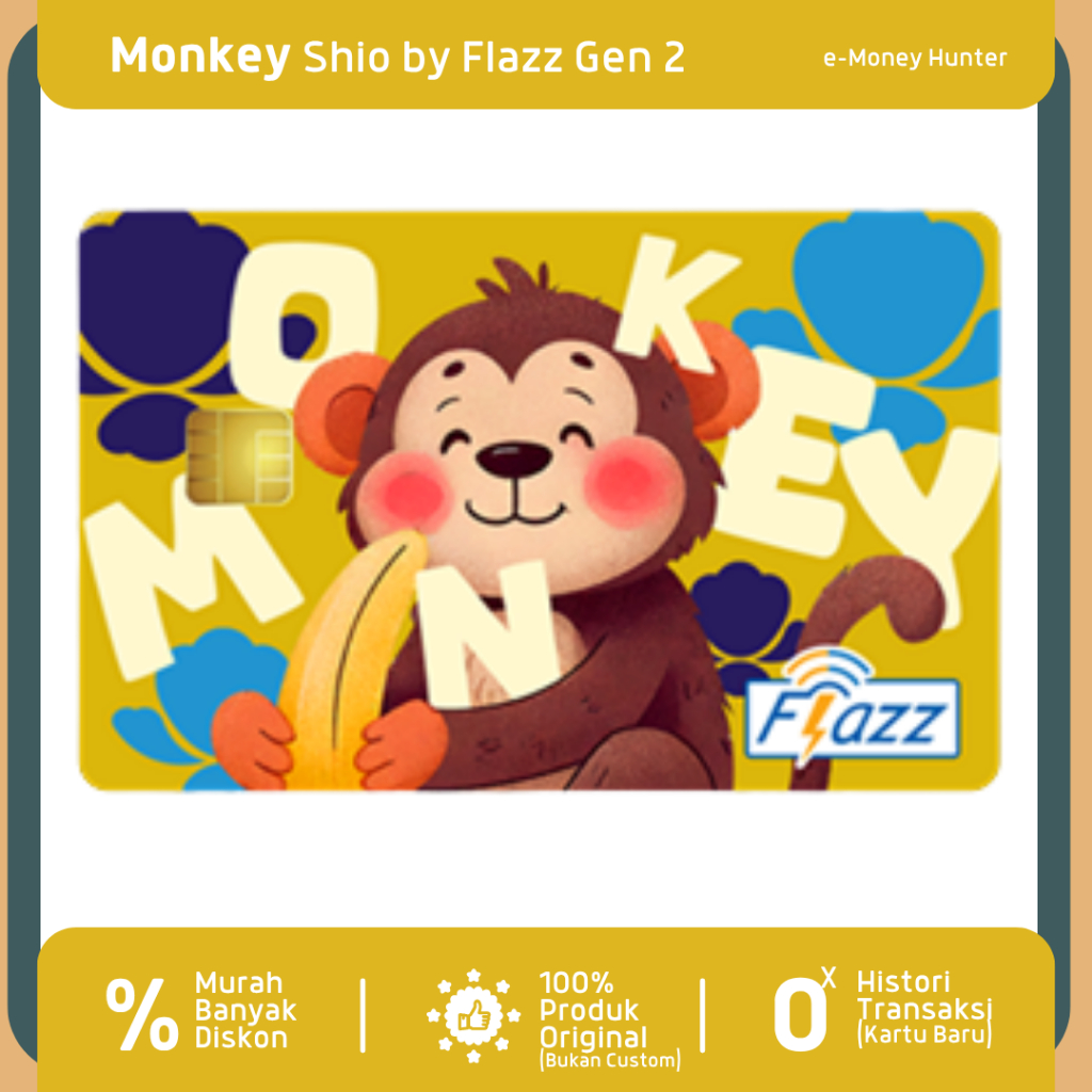 Jual Shio MONKEY MONYET Flazz BCA Gen 2 Original Limited Edition ...