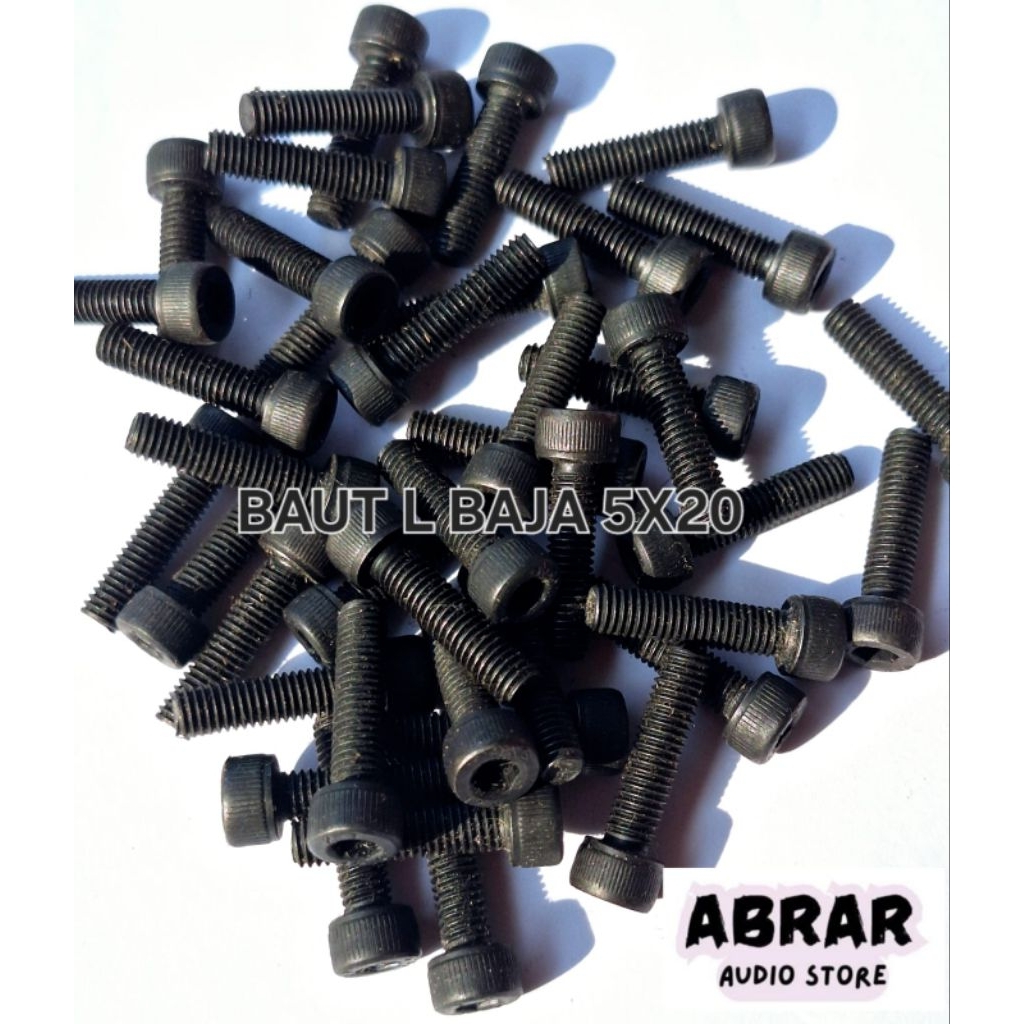 Jual baut speaker L baja M5 x 20 hitam kunci L5 M5X20 (2 cm | Shopee ...