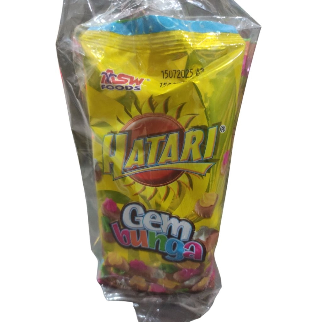Jual Snack Jadul Biskuit Gem Bunga Hatari (1 renteng isi 10 bungkus ...