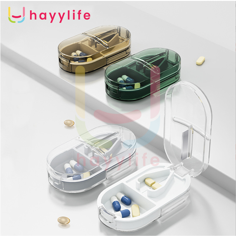 Jual HAYYLIFE 3in1 Alat Gerus Obat Portabel Kotak Penyimpanan Obat Alat ...