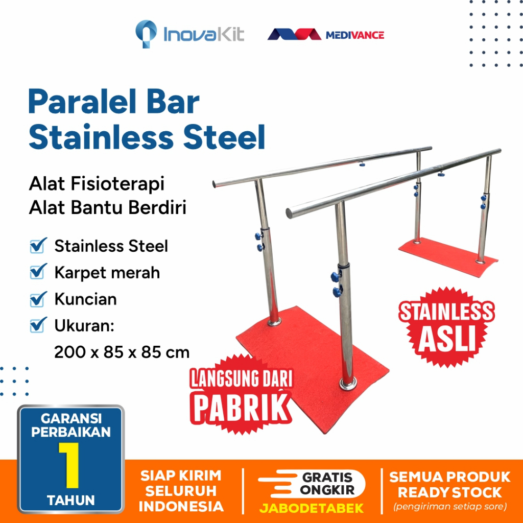 Jual Parallel Bar - Alat fisioterapi jalan / Alat bantu berdiri ...
