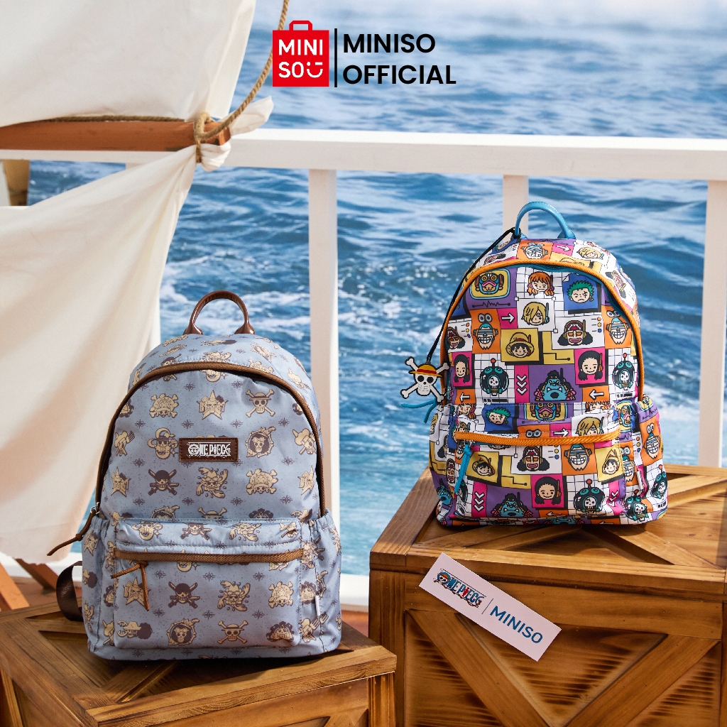 Jual Miniso x One Piece Collection All-over Print Backpack Tas Ransel ...