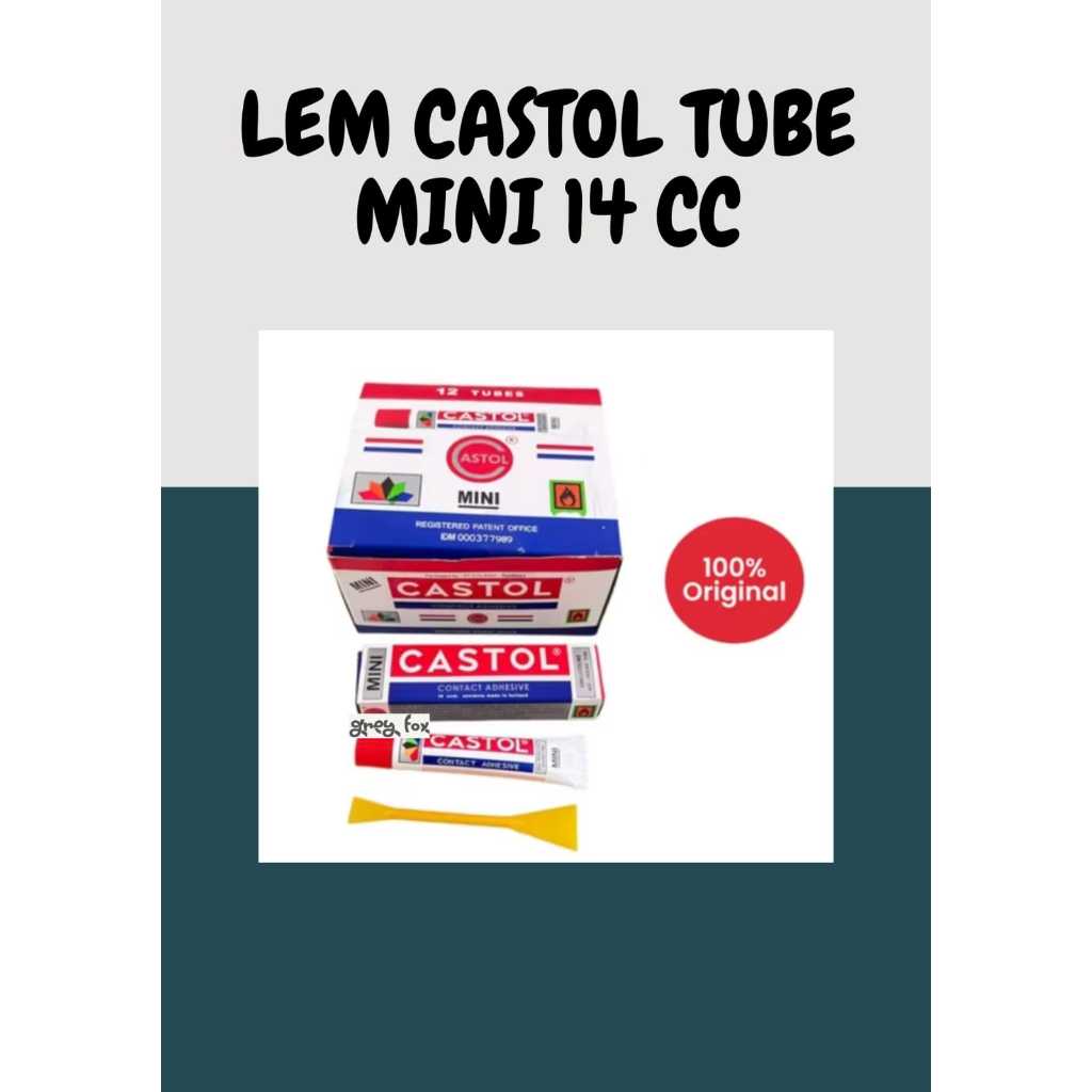 Jual LEM CASTOL ADHESIVE TUBE MINI 14CC | Shopee Indonesia