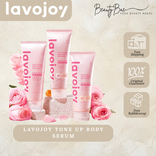 Jual [TONE UP SERUM] LVJ lavojoy Let It Glow Daily Shine Body Serum ...