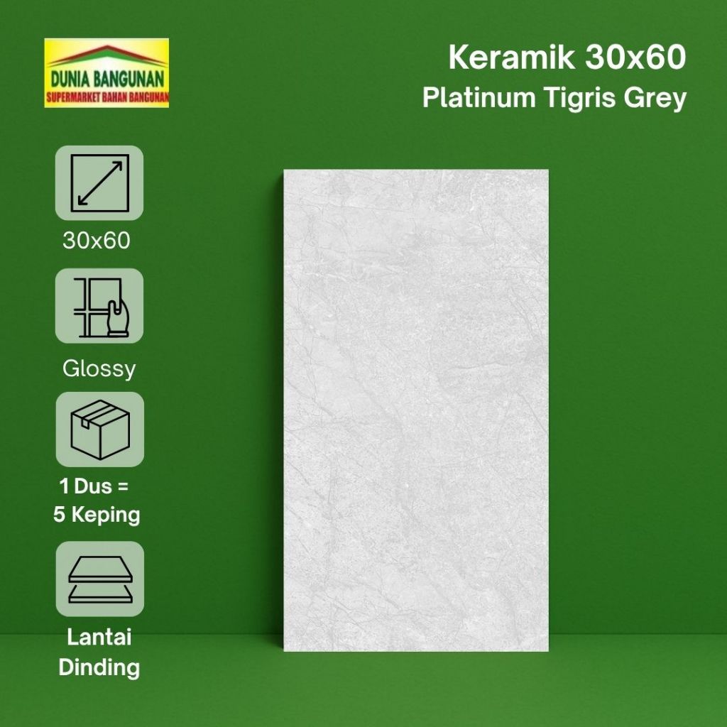 Jual Keramik Dinding 30x60 Marble Abu Platinum Tigris Grey Keramik ...