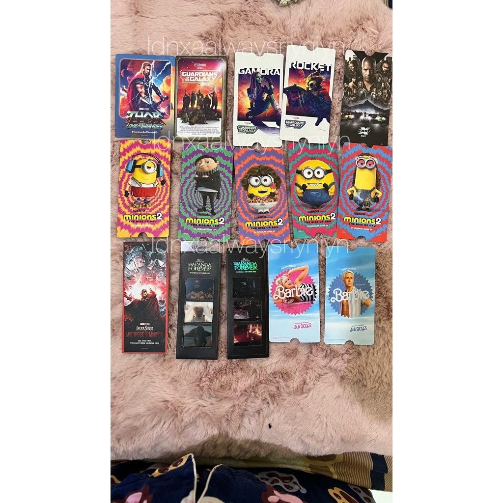 Jual CGV Collectible Ticket Official Merch - Black panther Minions ...