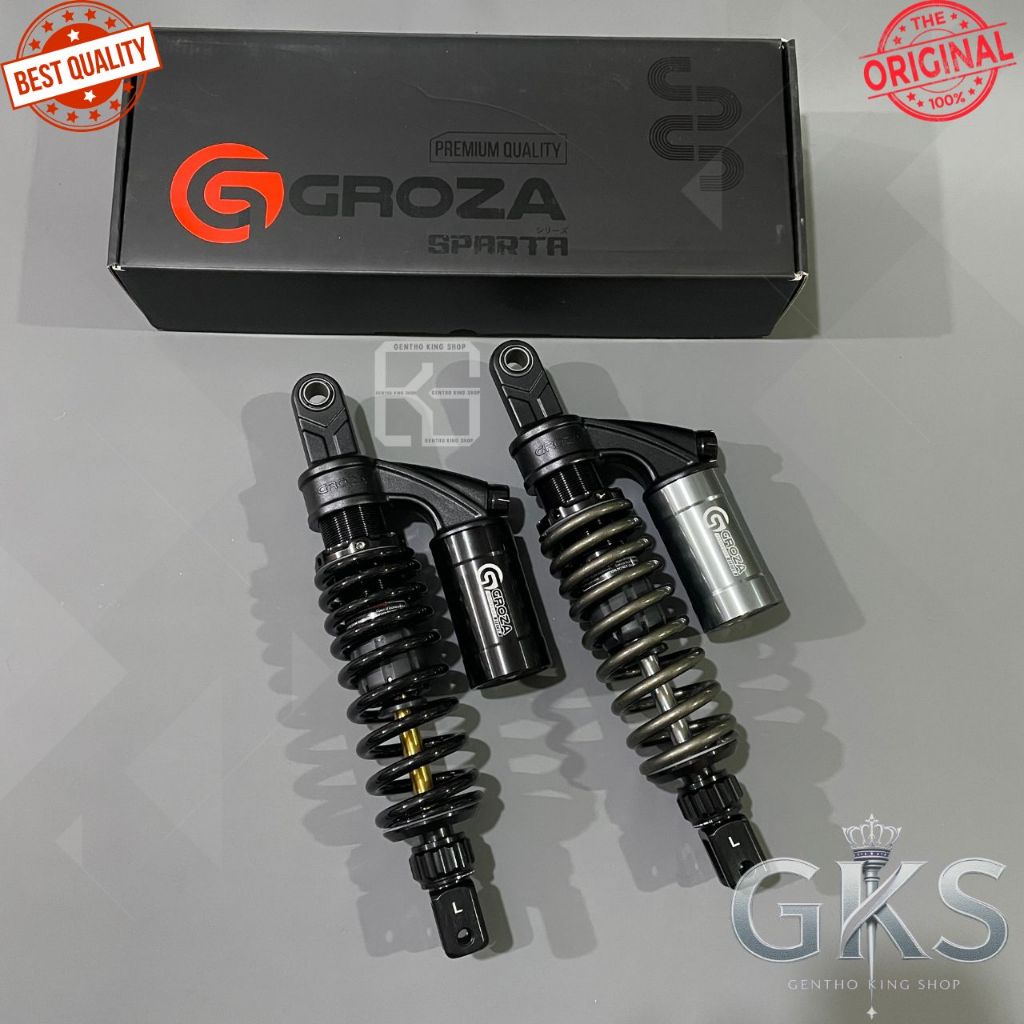 Jual GROZA - SPARTA SERIES 330MM Sigle Shock | Shockbreaker Tabung Atas ...
