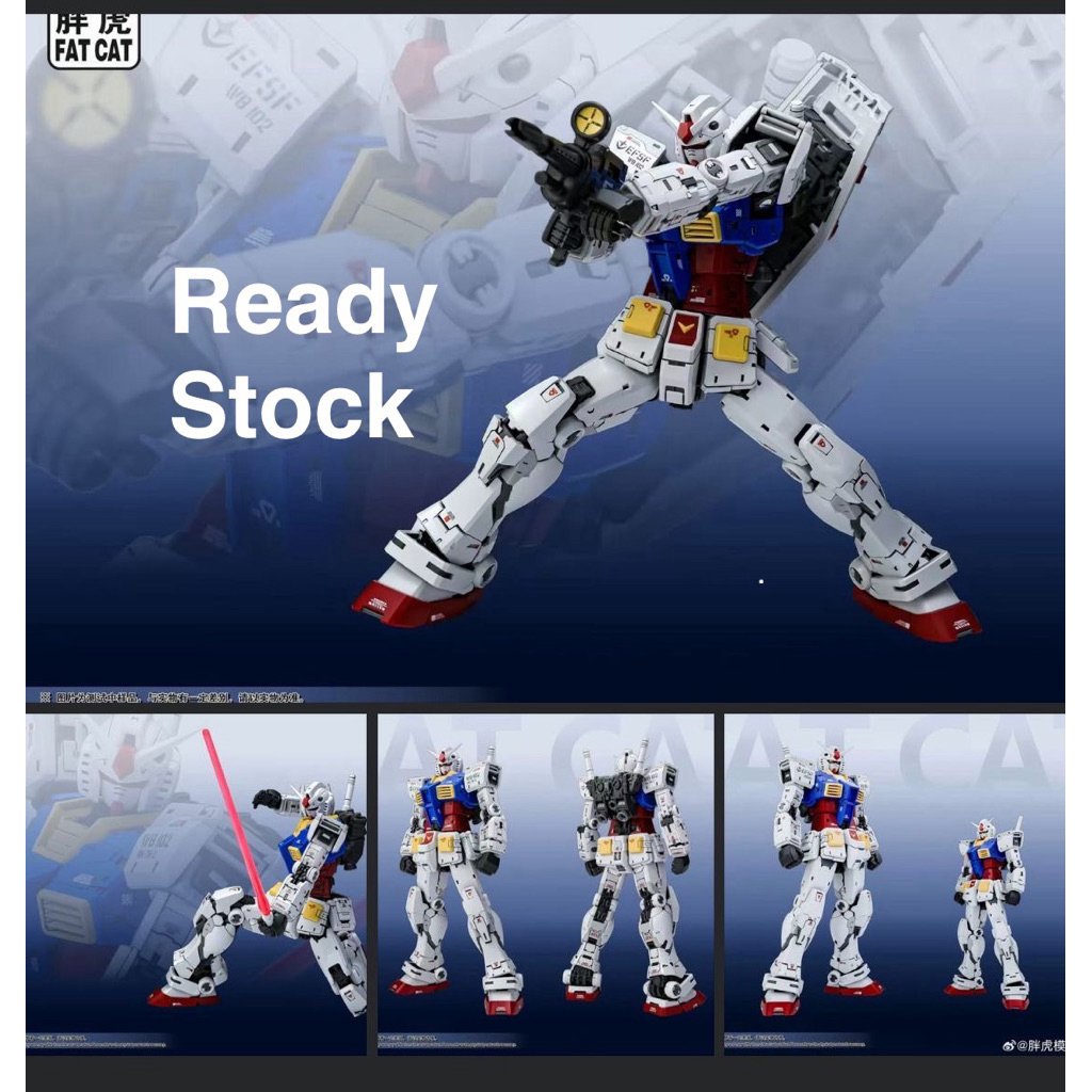 Jual fatcat rx78 2 gundam fat cat rx 78 2 2.0 upscale full weapon ...