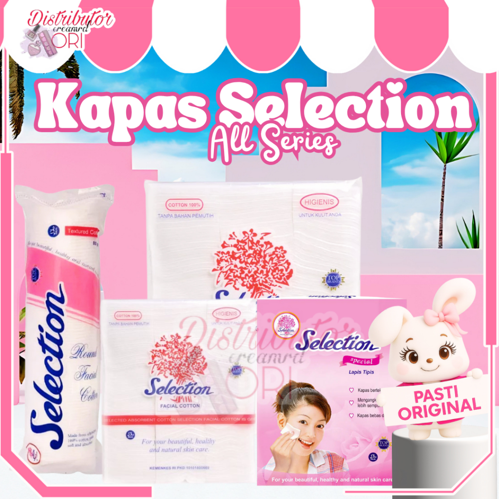 Jual Selection Kapas All Series / Kapas Wajah / 35Gr / 75Gr / Kapas ...