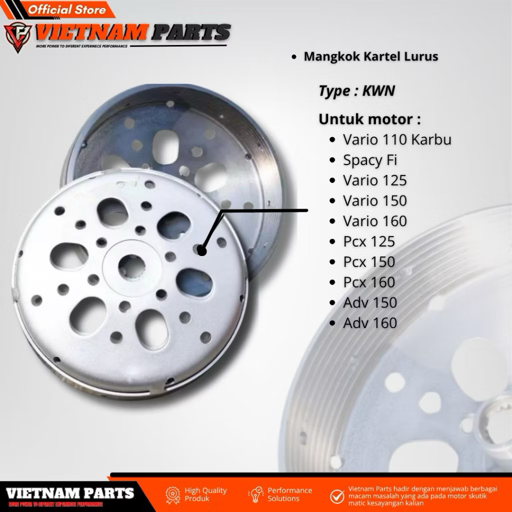 Jual MANGKOK CUSTOM KARLET BOLONG STYLO 160 VARIO 125/150 PCX/ADV/SPACY ...