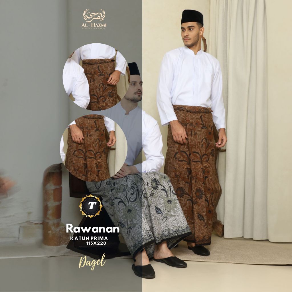 Jual Sarung Batik Kudus Al Hazmi, Seri T, Motif Rawanan, Kudusan ...