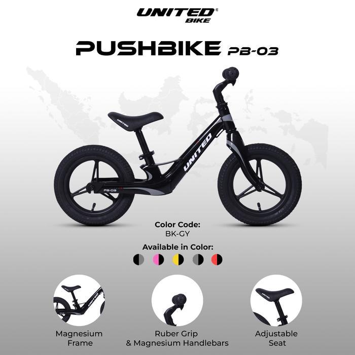 Jual PUSH BIKE UNITED PICABO BALANCE BIKE | Shopee Indonesia
