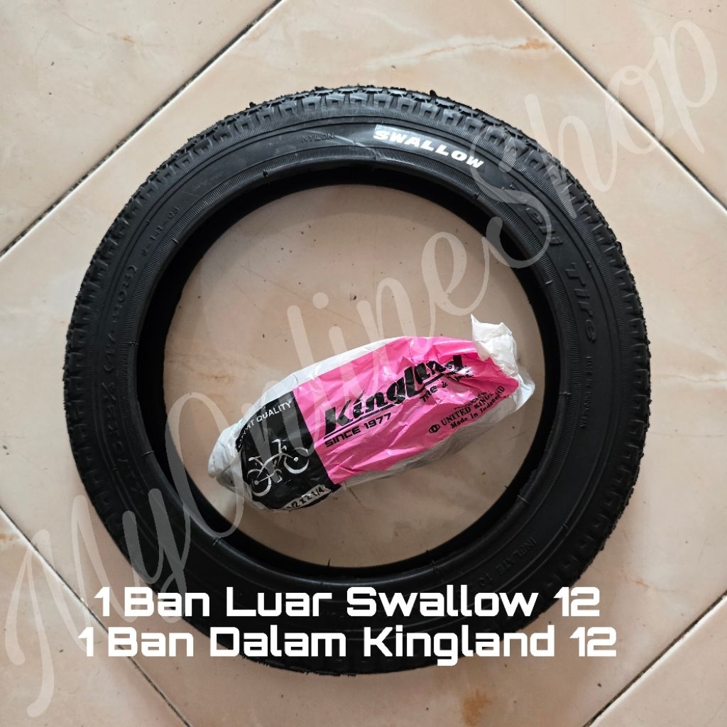 Jual Ban Luar Ban Dalam Sepeda anak 12 Bear Swallow Kingland Atlantis 12 = 12 1/2 = 12.5 Ban ...