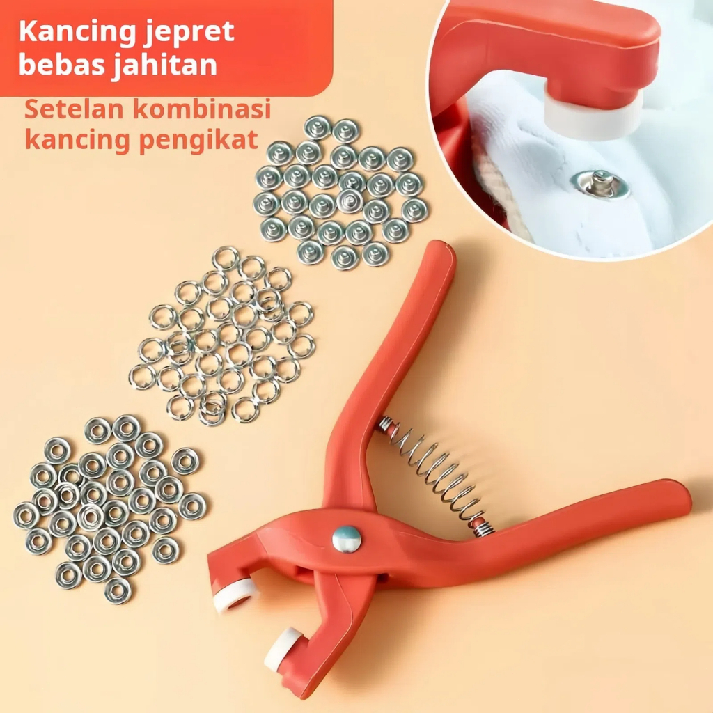 Jual COD100 Set Kancing Snap Metal Dengan Tang Pengencang Untuk ...