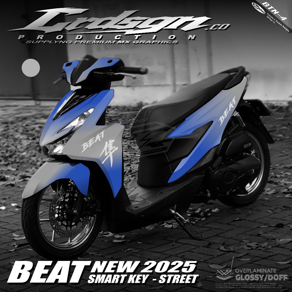 Jual COD) TERBARU Decal Sticker Honda Beat NEW 2024 Smart Key /STREET ...