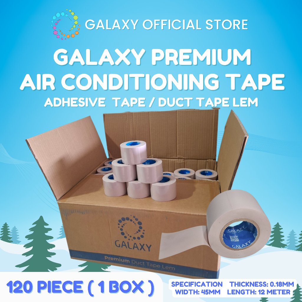 Jual Duct Tape Lem AC Premium Galaxy - 120 Piece (1 Box) | Shopee Indonesia