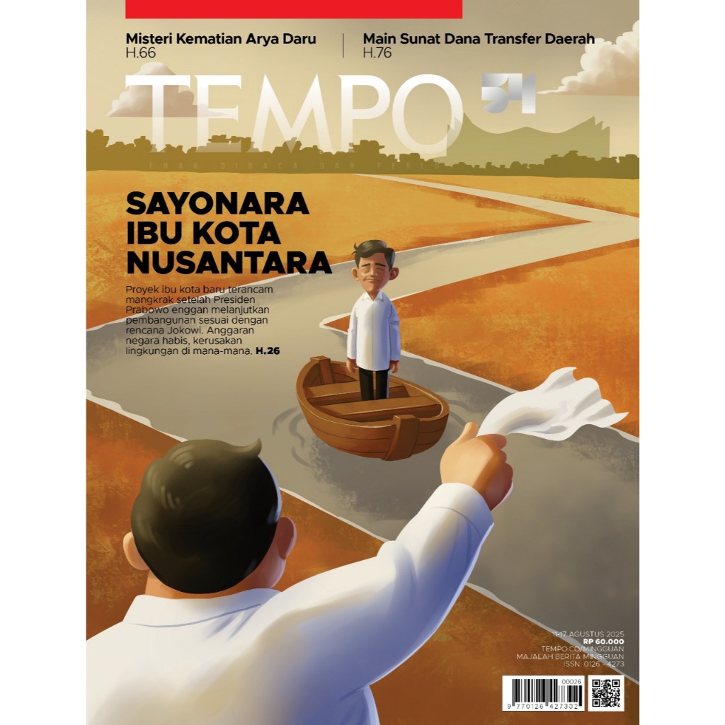 Jual Majalah Tempo Ed 5426 Sayonara Ibu Kota Nusantara (11 Agustus 2025) | Shopee Indonesia
