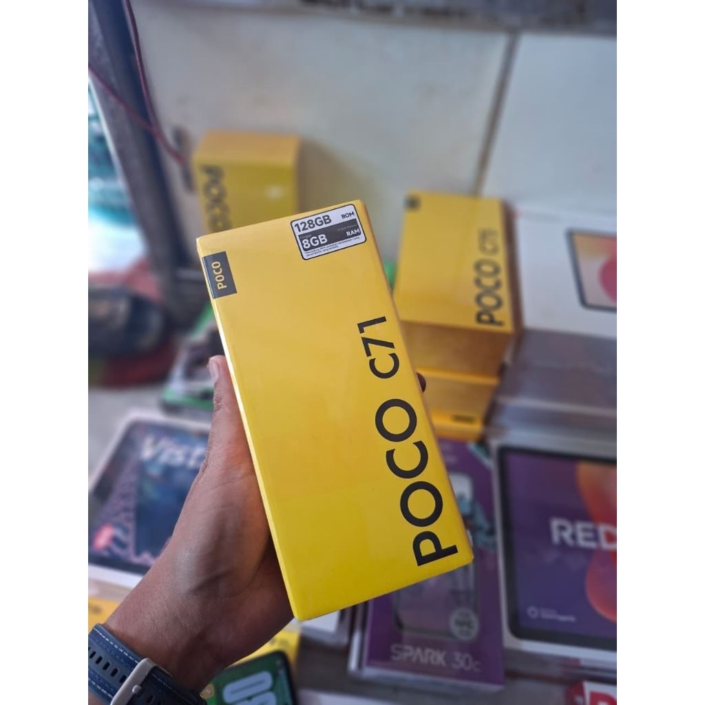 Jual Poco C71 4/128 (4+4/128Gb) segel box garansi resmi | Shopee Indonesia