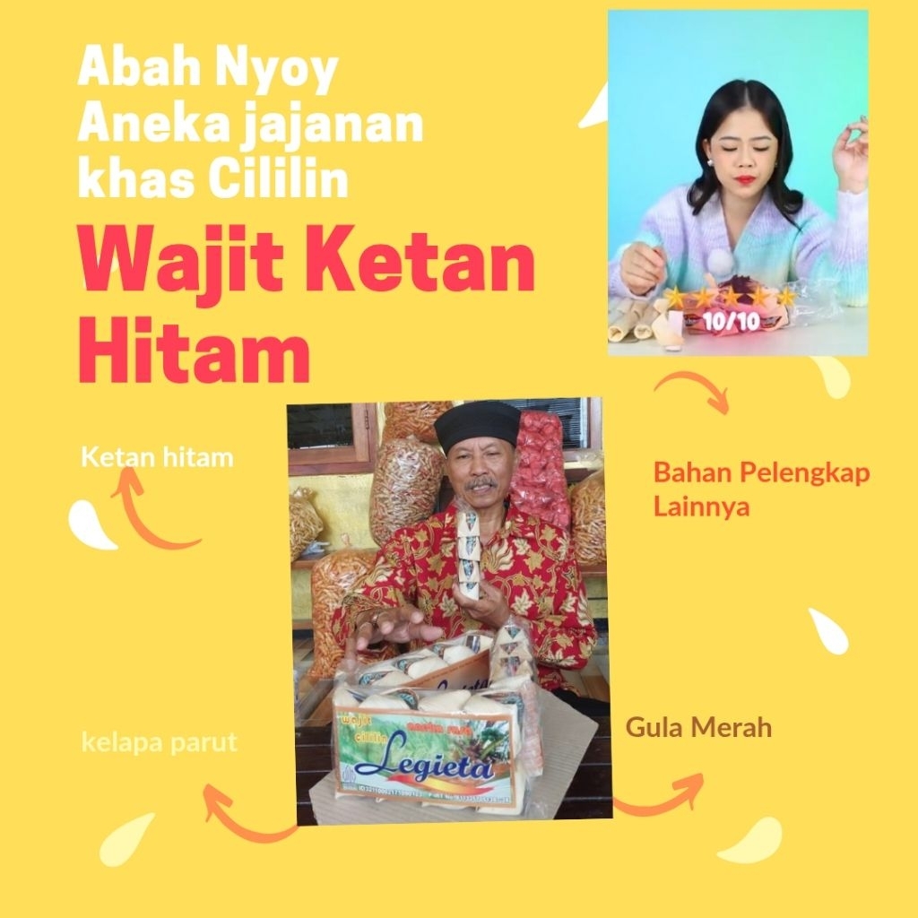 Jual [approved by ka pebbi] Wajit Legieta Ketan Hitam / wajit oleh oleh ...