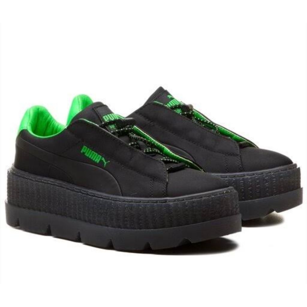 Jual SEPATU PUMA ORI Cleated Creeper Surf Women Puma Black Green Gecko ...