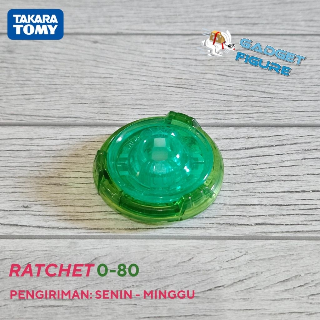 Jual Beyblade X Ratchet 0-80 Takara Tomy Original Green | Shopee Indonesia