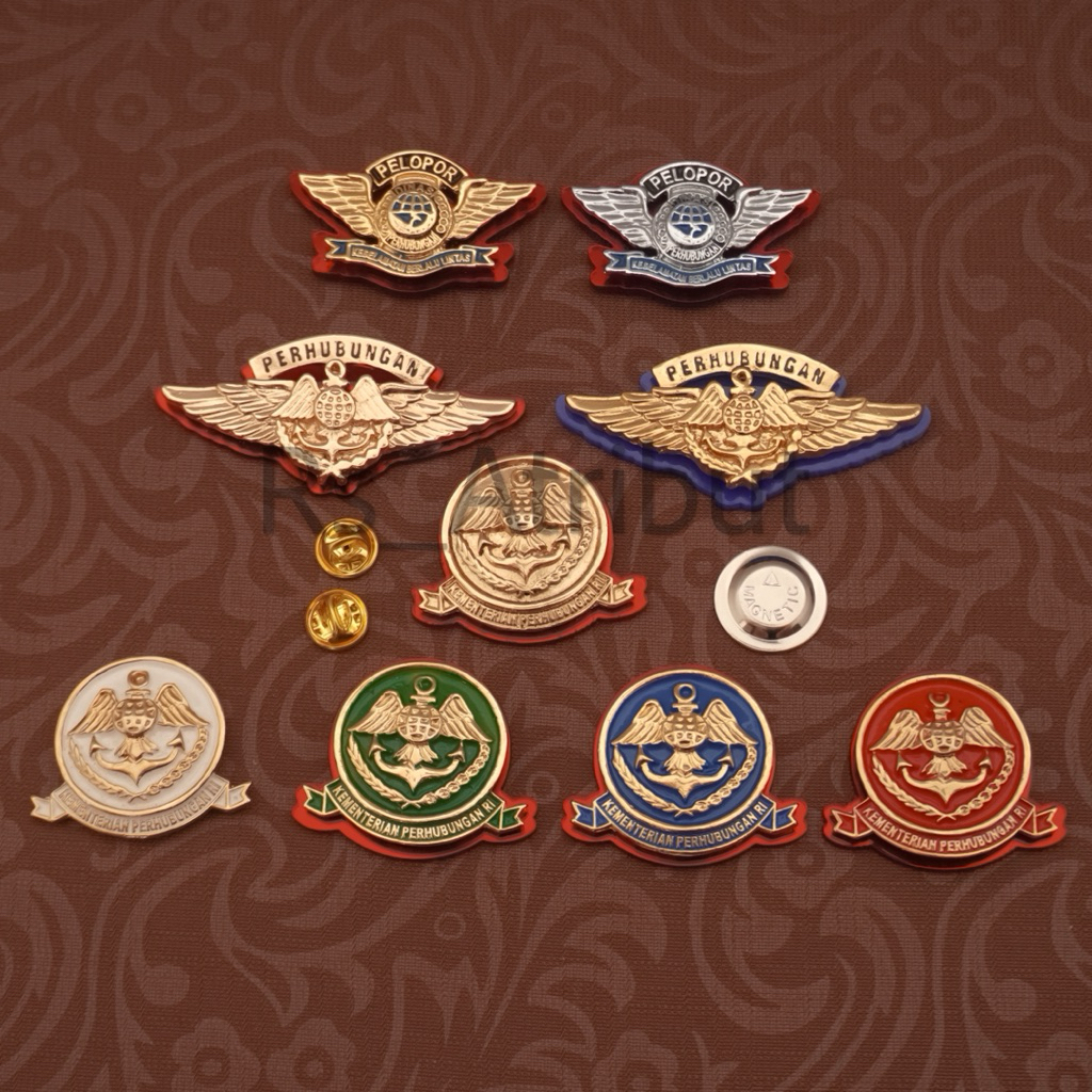 Jual Pin Brevet Brivet Dishub / Wing Perhubungan Dishub Kemenhub PDH ...
