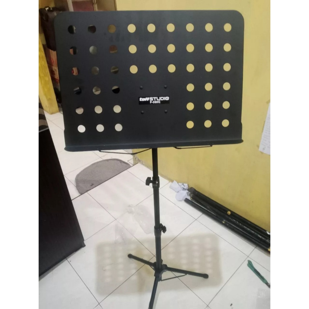 Jual G3 Stand Partitur Sheet Musik Stand Buku Musik Kertas Pidato Alas ...