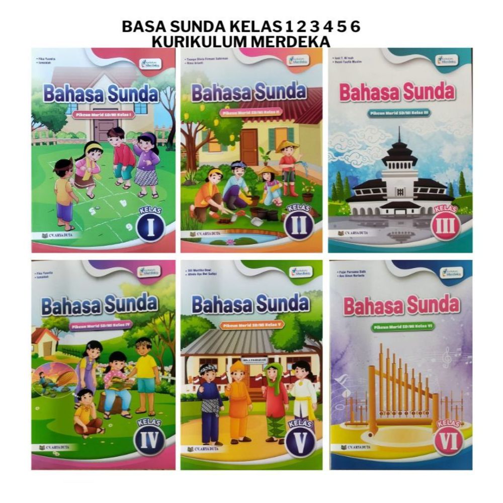 Jual Bahasa Sunda Kelas 1 2 3 4 5 6 Kurikulum Merdeka Cv Arya Duta Harga satuan dan Kamus Sunda ...
