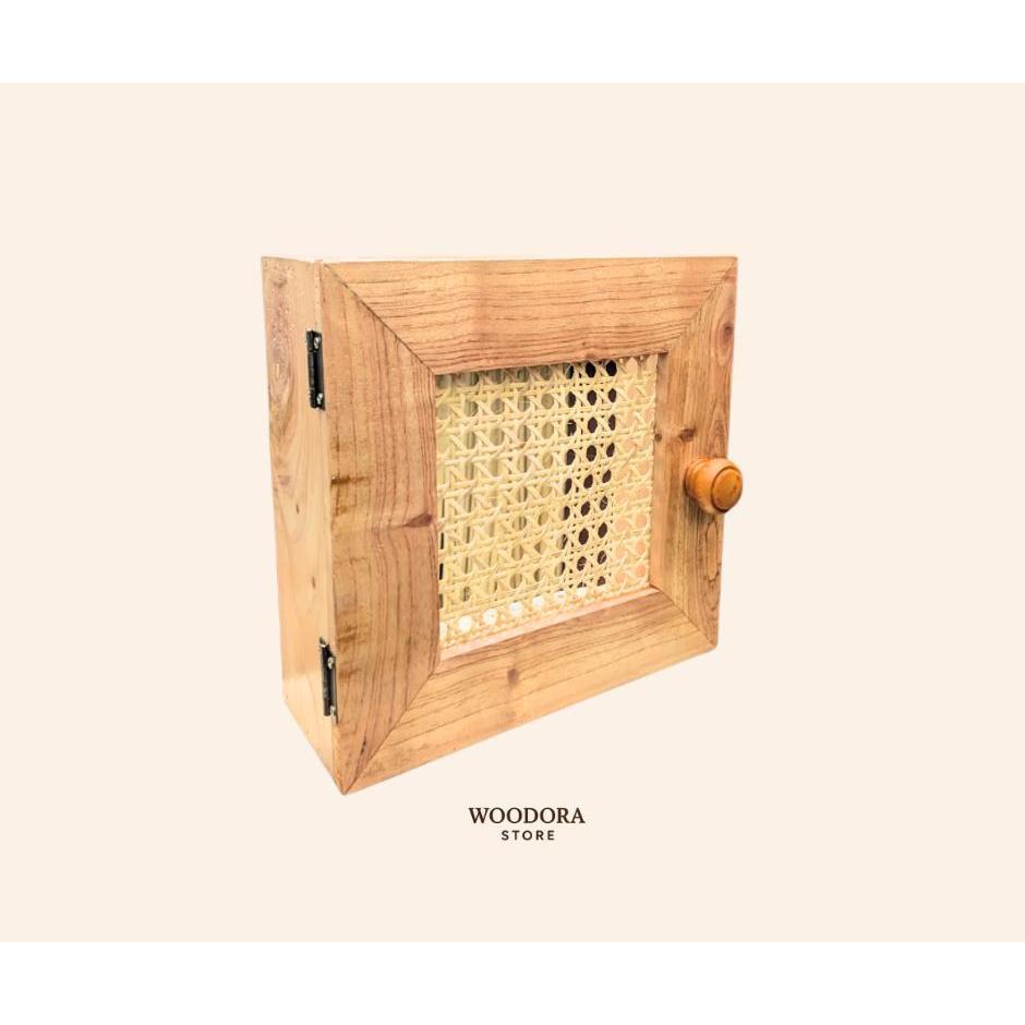 Jual Cover MCB Listrik & Meteran Token Kayu Rotan/Kotak Cover MCB dan ...