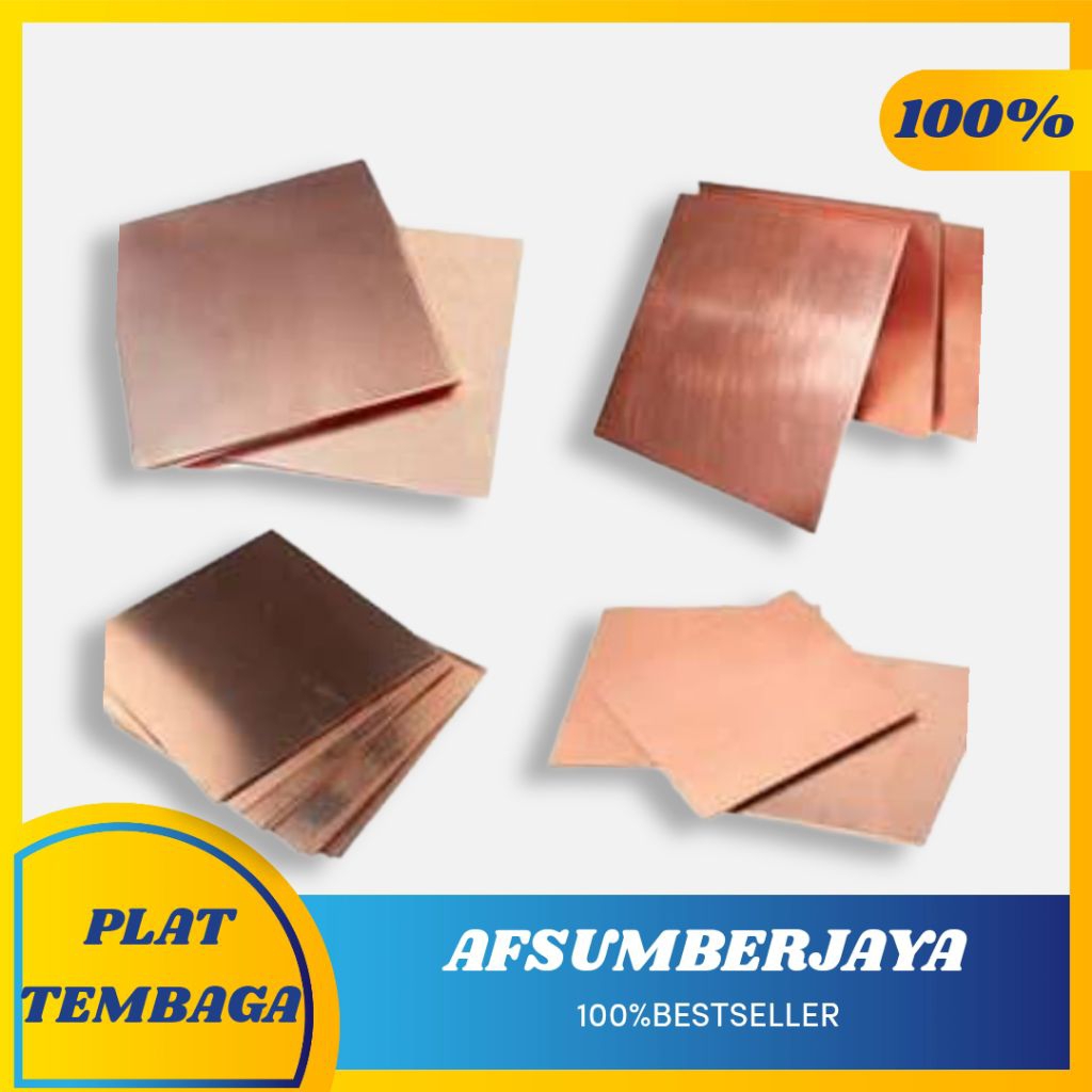 Jual Plat tembaga 0.3mm x 10cm x 10cm | copper plate | Shopee Indonesia