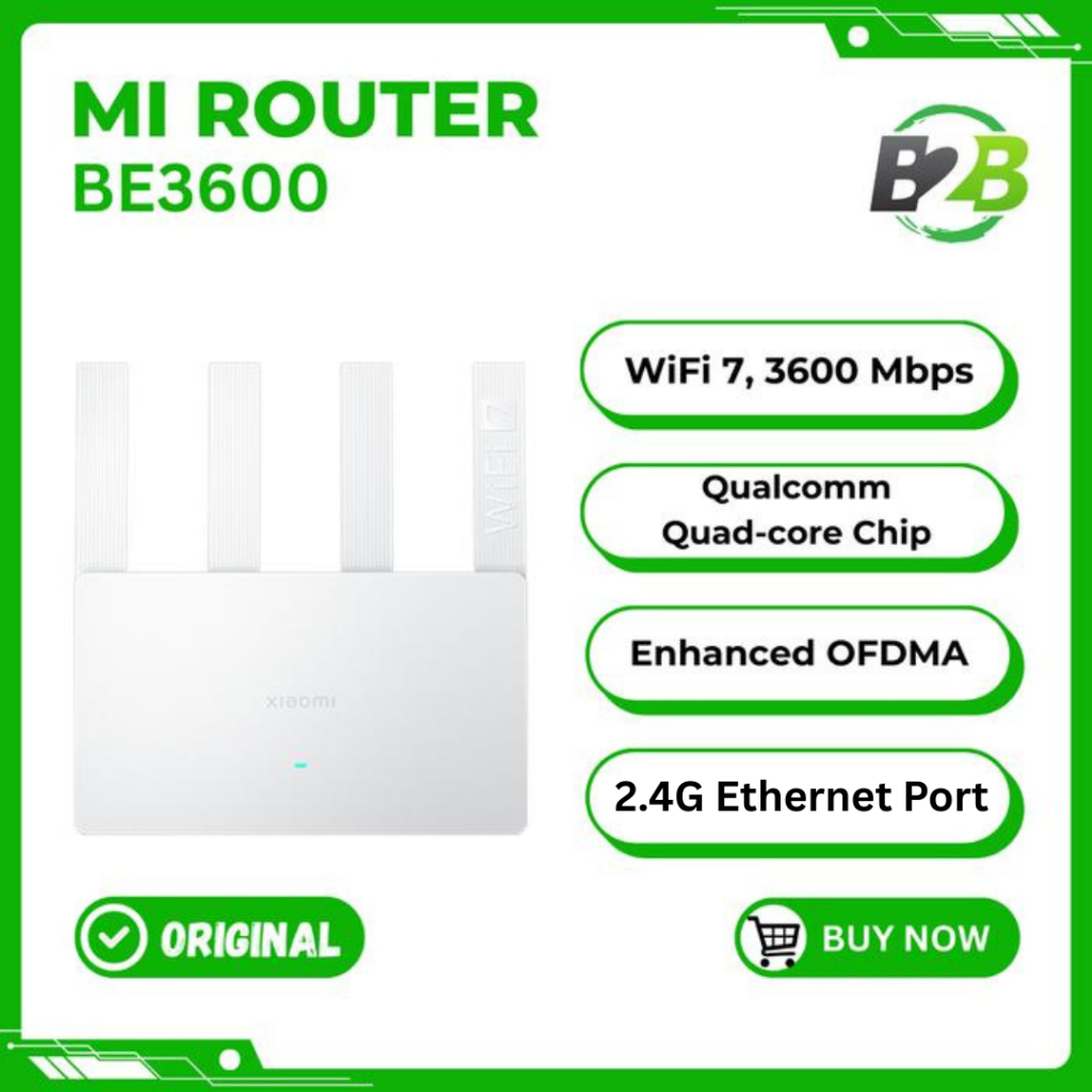 Jual Mi Router BE3600 Gigabit 2.4G WiFi 7 Mesh System 3600 Mbps ...