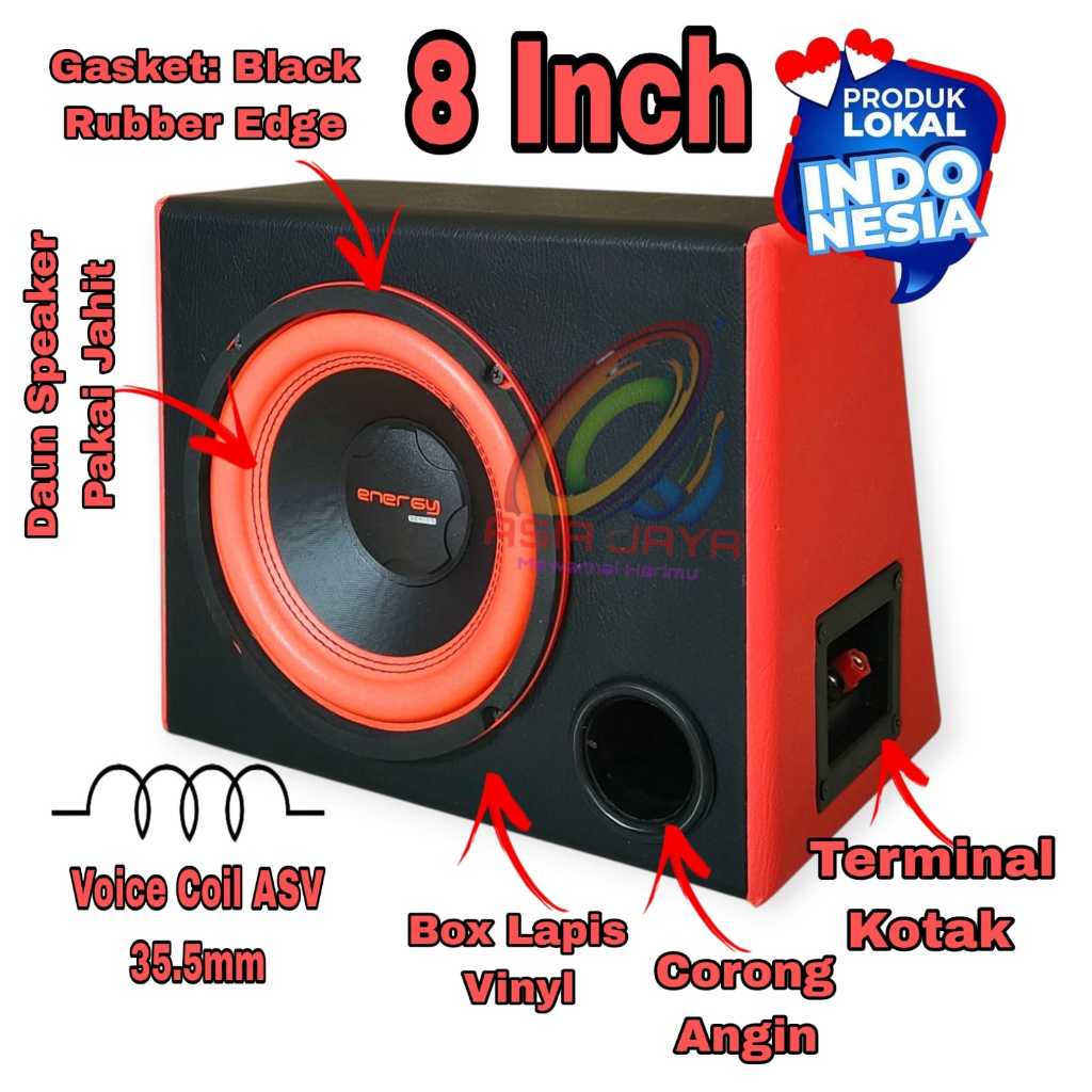 Jual Paket Combo Speaker Subwoofer Legacy Energy LG 8382 Double Coil ...