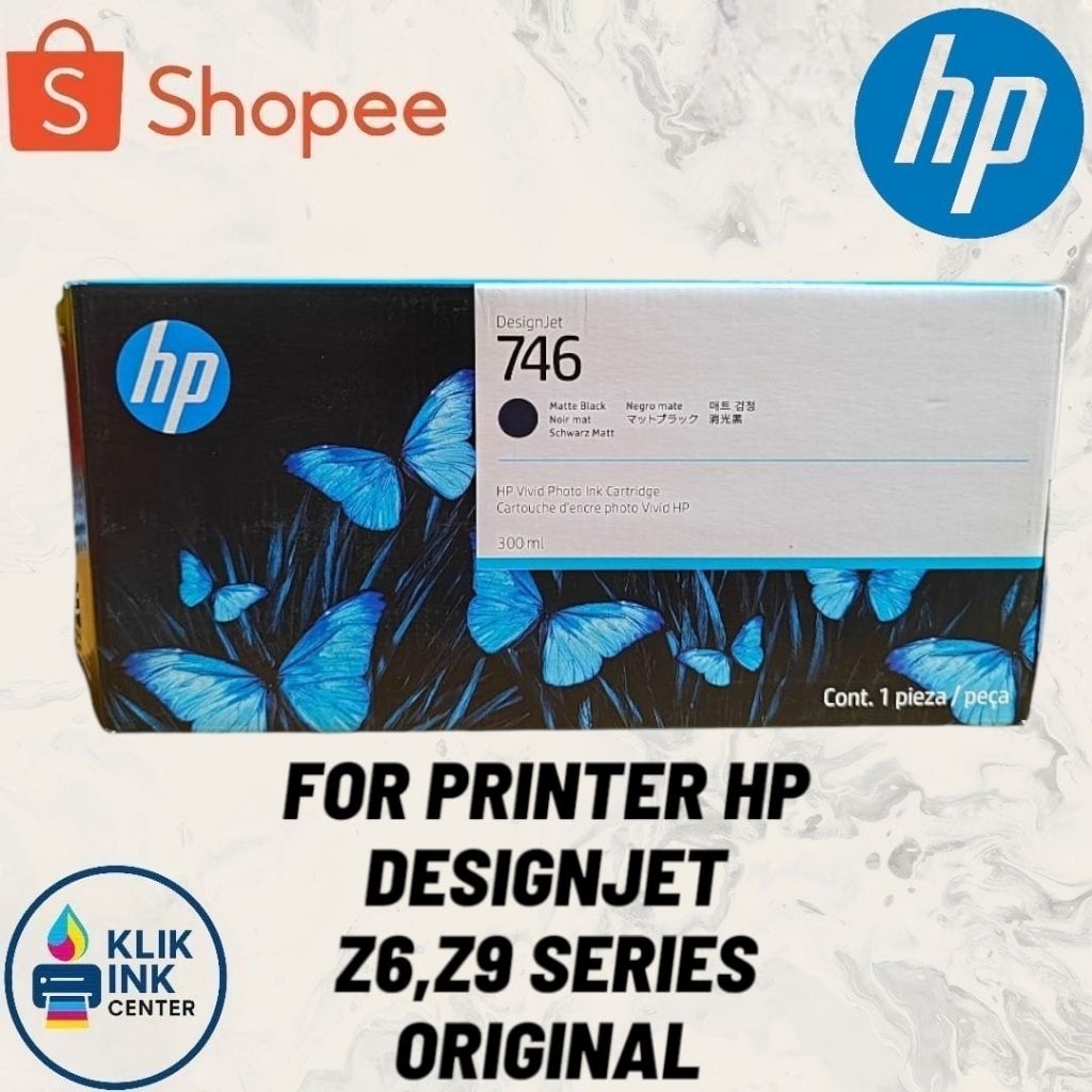 Jual Tinta Hp 746 / Tinta Hp Plotter 746 Matte Black Original | Shopee ...