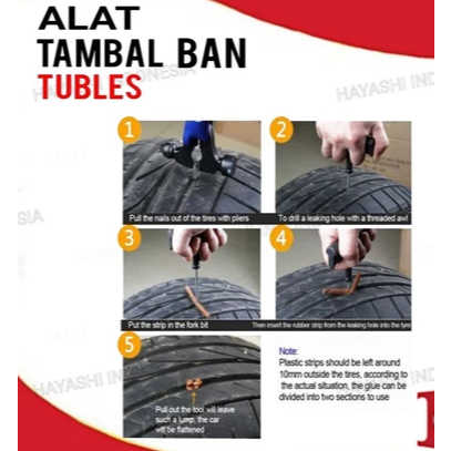 Jual Alat Tambal Ban Tubless Ban Mobil Ban Motor Anti Ban Bocor Alat ...