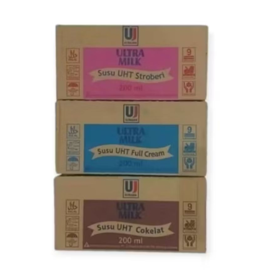 Jual ULTRAMILK 200 ML/Susu Uht/Susu Ultramilk/Ultrajaya/1 DUS ISI 24 BH ...