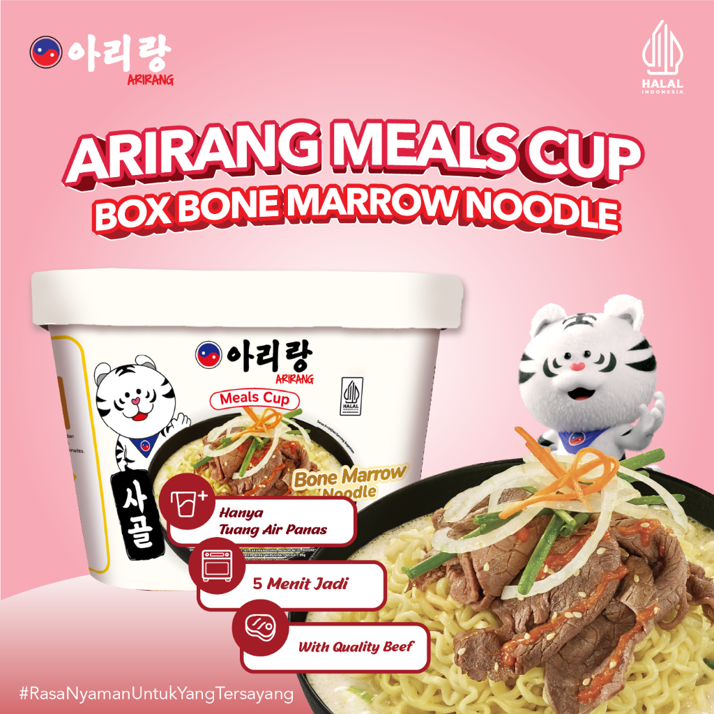 Jual Arirang Meals Cup Bone Marrow Noodle | Shopee Indonesia