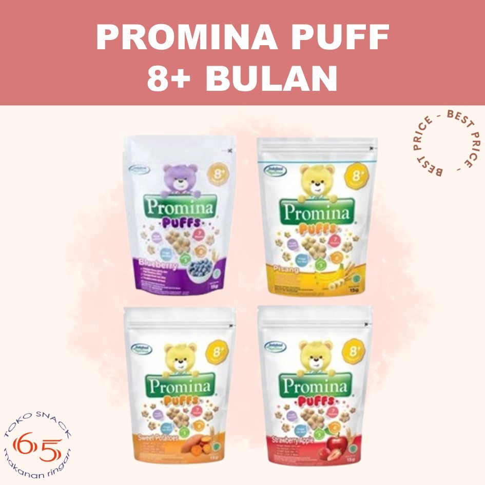 Jual PROMINA PUFF 15 gr. snack bayi. PCS | Shopee Indonesia