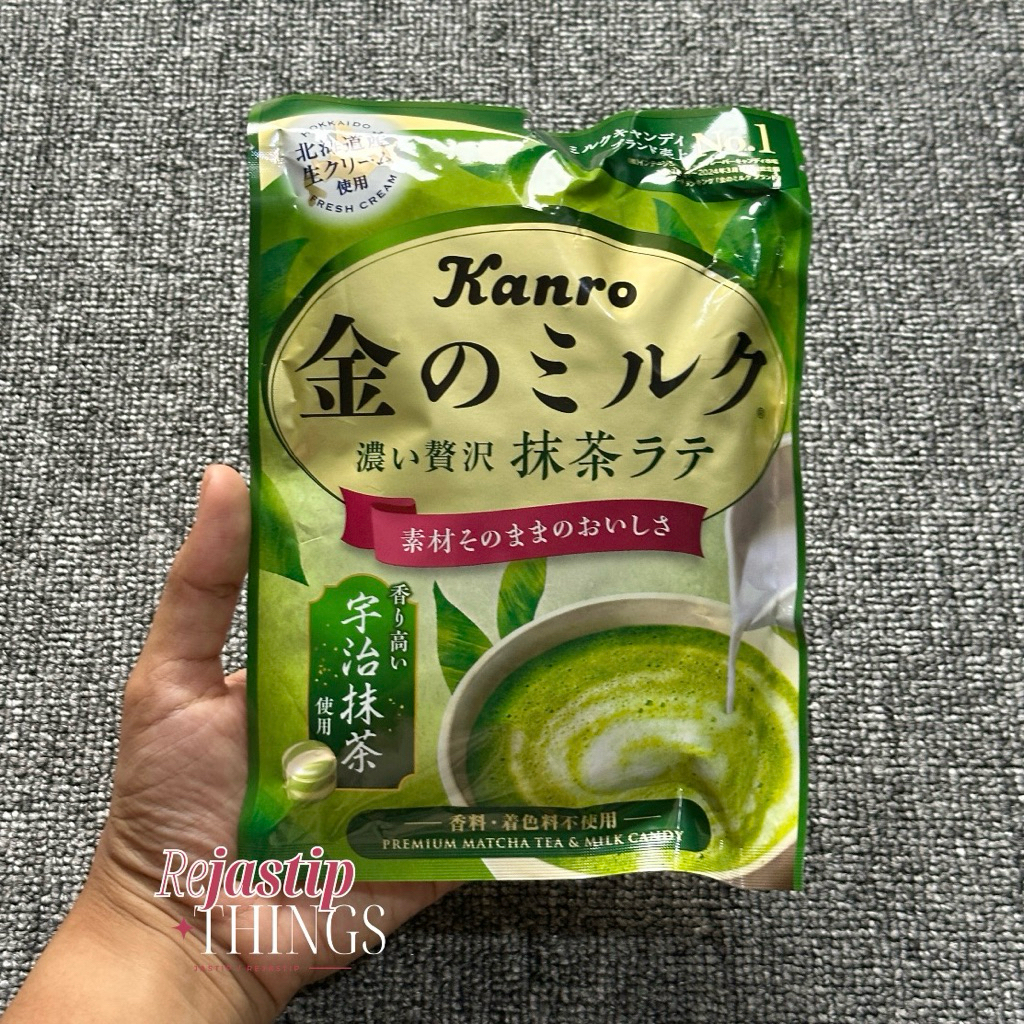 Jual [READY] Kanro Premium Hokkaido Milk Candy Matcha Latte Original ...