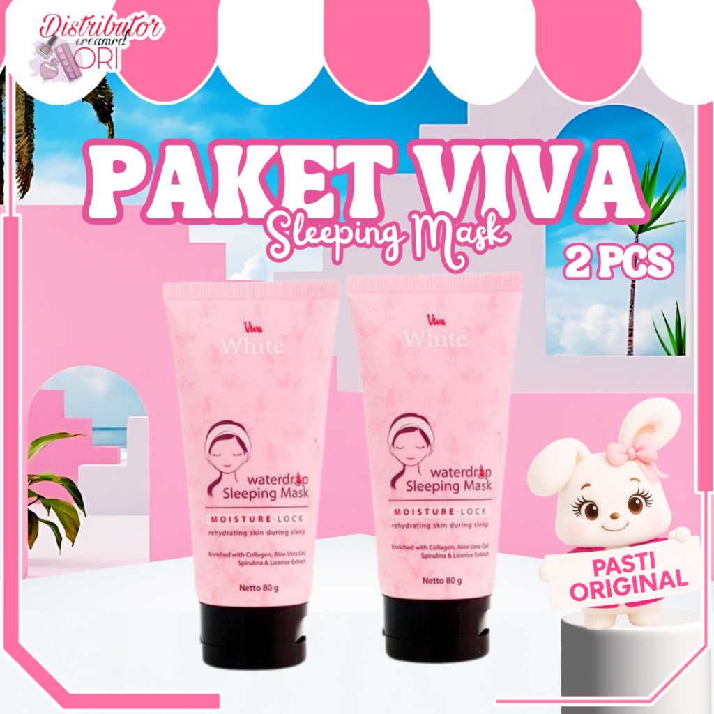 Jual [Paket ISI 2] Viva BUNDLE BUNDLING HEMAT White Waterdrop Sleeping ...