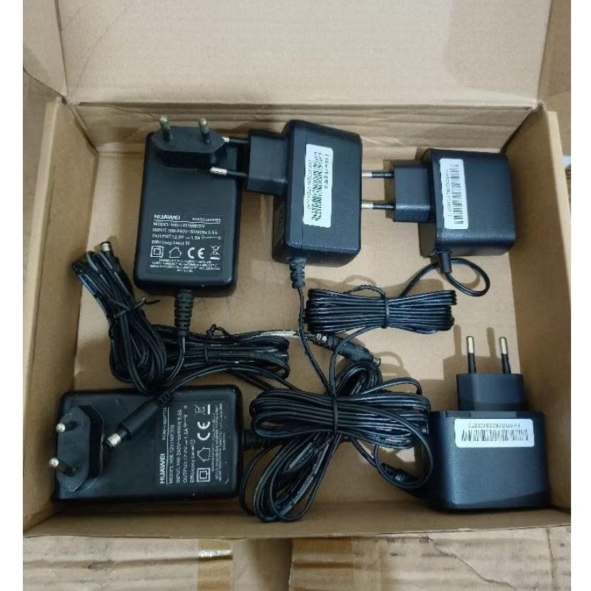 Jual adaptor modem 12v 1,5A ori bawaan FH HW | Shopee Indonesia