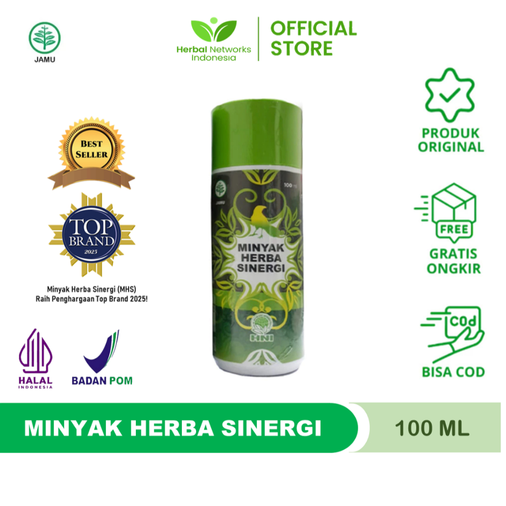 Jual Minyak But But MHS Minyak Herba Sinergi HNI HPAI 100ML / Minyak ...