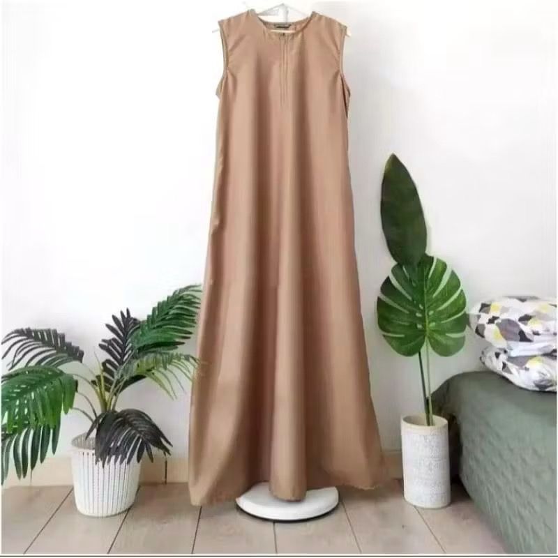 Jual (LEBAR MAYUNG) Inner Dress Wanita Polos Toyobo Tanpa Lengan ...