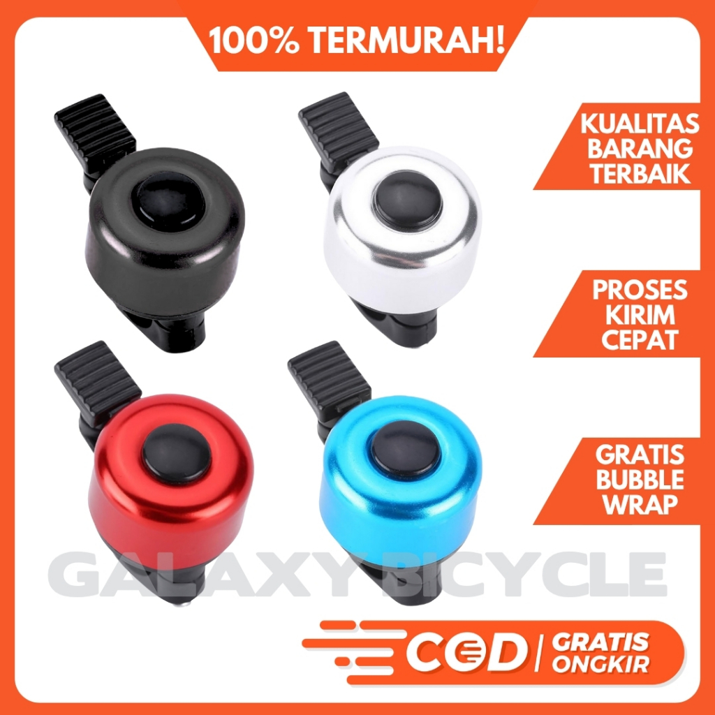 Jual Bel Sepeda Alloy Bicycle Ring Bell Sepeda Lipat MTB Roadbike BMX ...