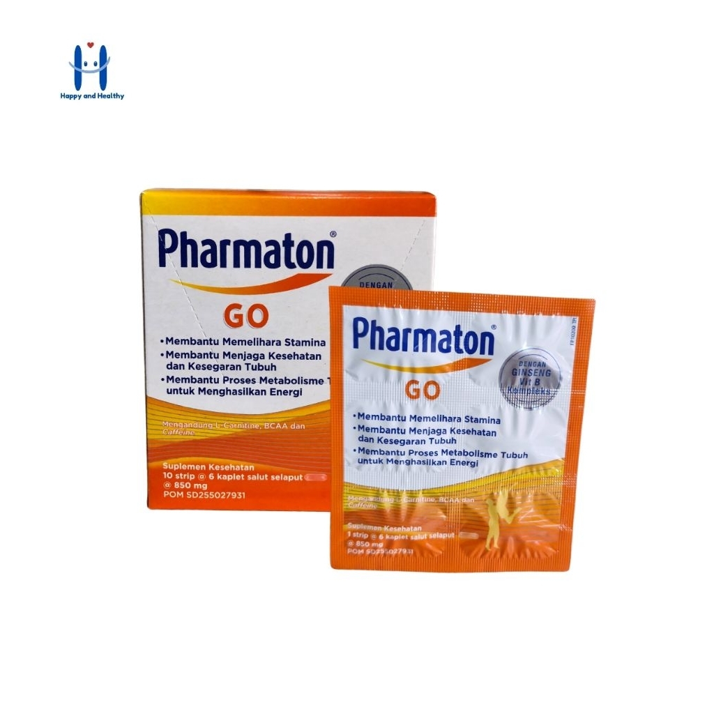 Jual Pharmaton Go | 1 strip @6 kaplet | Shopee Indonesia