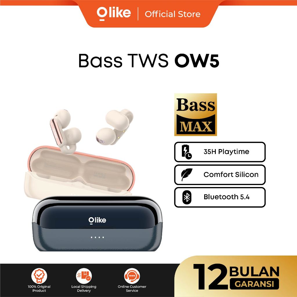 Jual OLIKE TWS OW5 Open Ear Earphone Bluetooth 5.4 Comfort Earbuds 35 ...