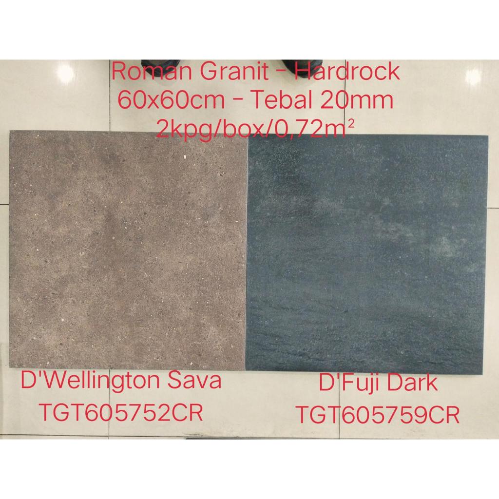 Jual Roman Granit Hardrock Series Tebal 20mm Ukuran 60x60 CM KW B ...