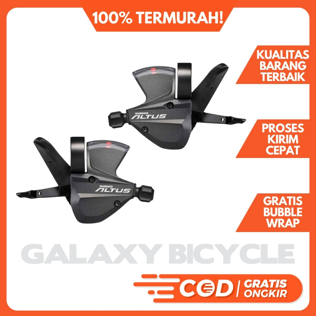 Jual Shifter Sepeda Shimano Altus M370 Speed Operan Gigi Sepeda Lipat MTB DLL | Shopee Indonesia