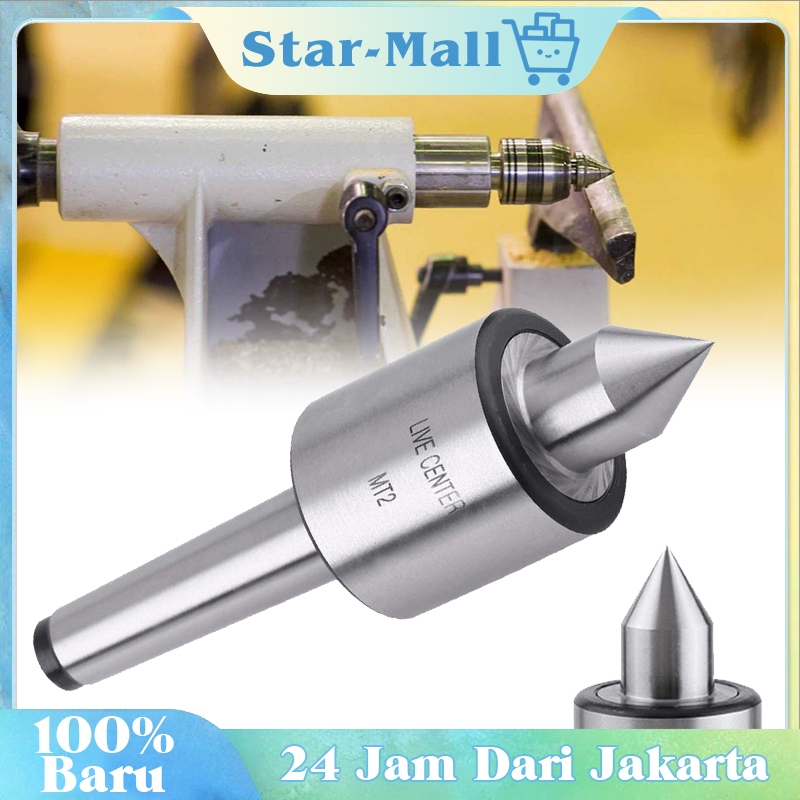 Jual Live Center Rolling Mesin Bubut Mt2 Aksesori Mesin Frais Putar ...